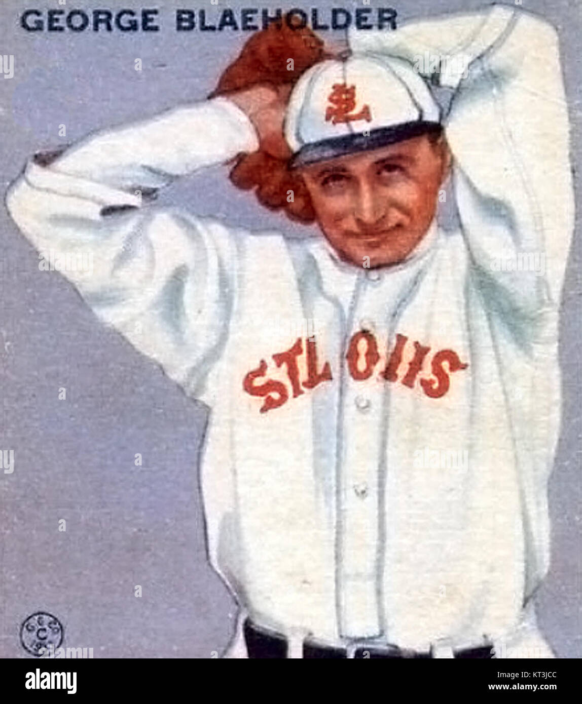 The George Blaeholder baseball card is a collectible item featuring the ...