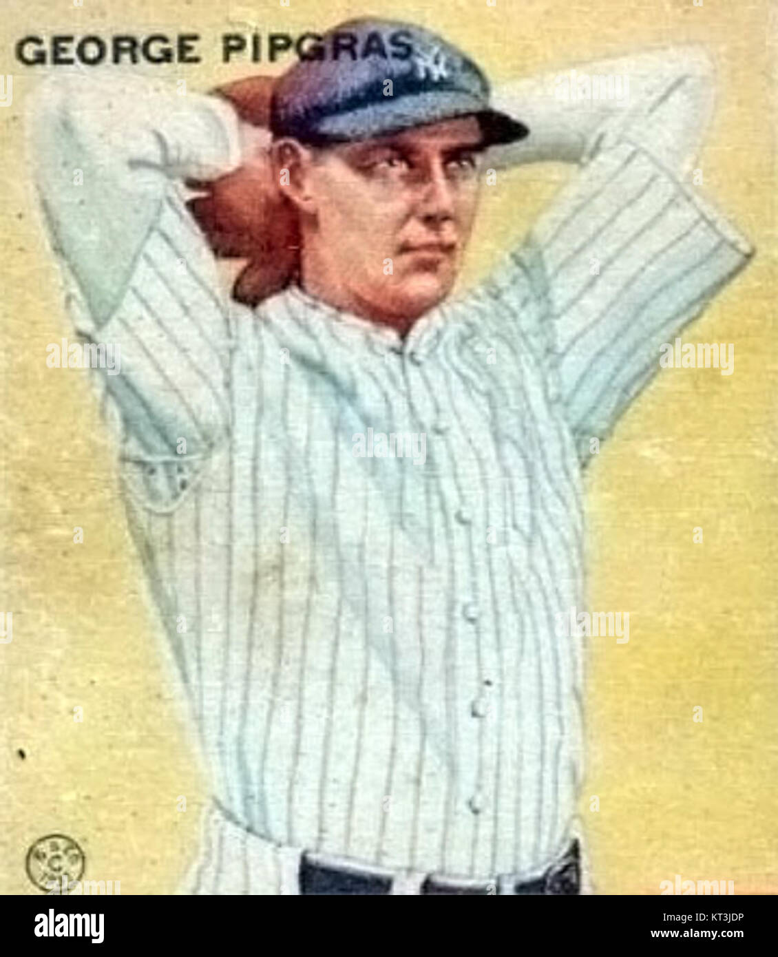 This reference likely points to a Goudey baseball card featuring George ...