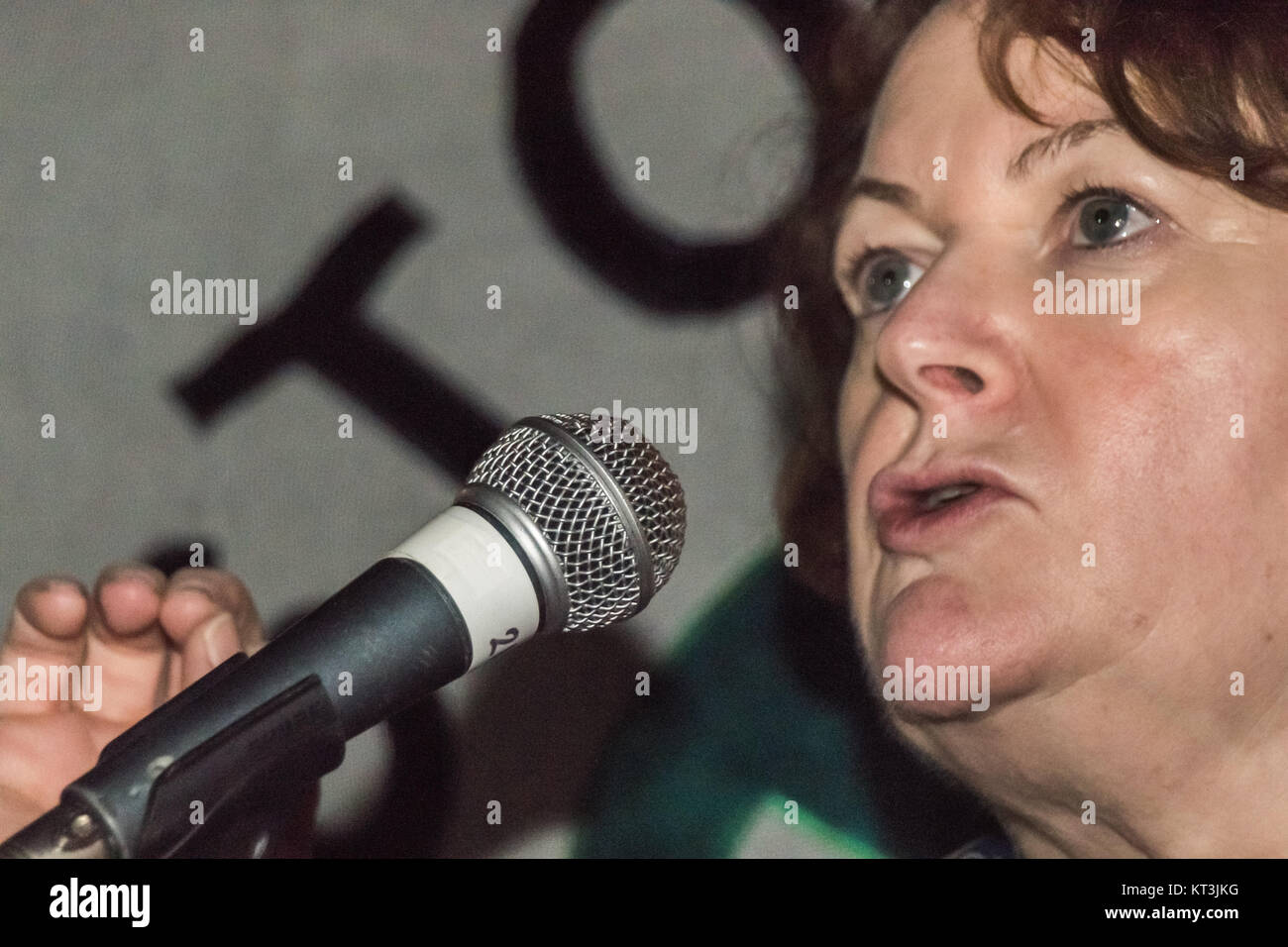 SNP MP for Central Ayrshire Philippa Whitford speaking at the Stop the ...