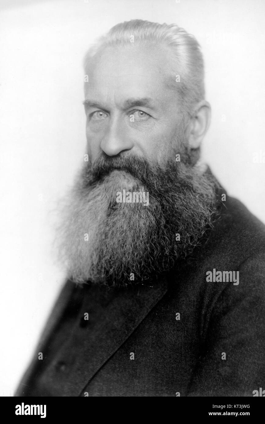 A portrait of Georgy Lvov, taken in 1919, showing the Russian political ...