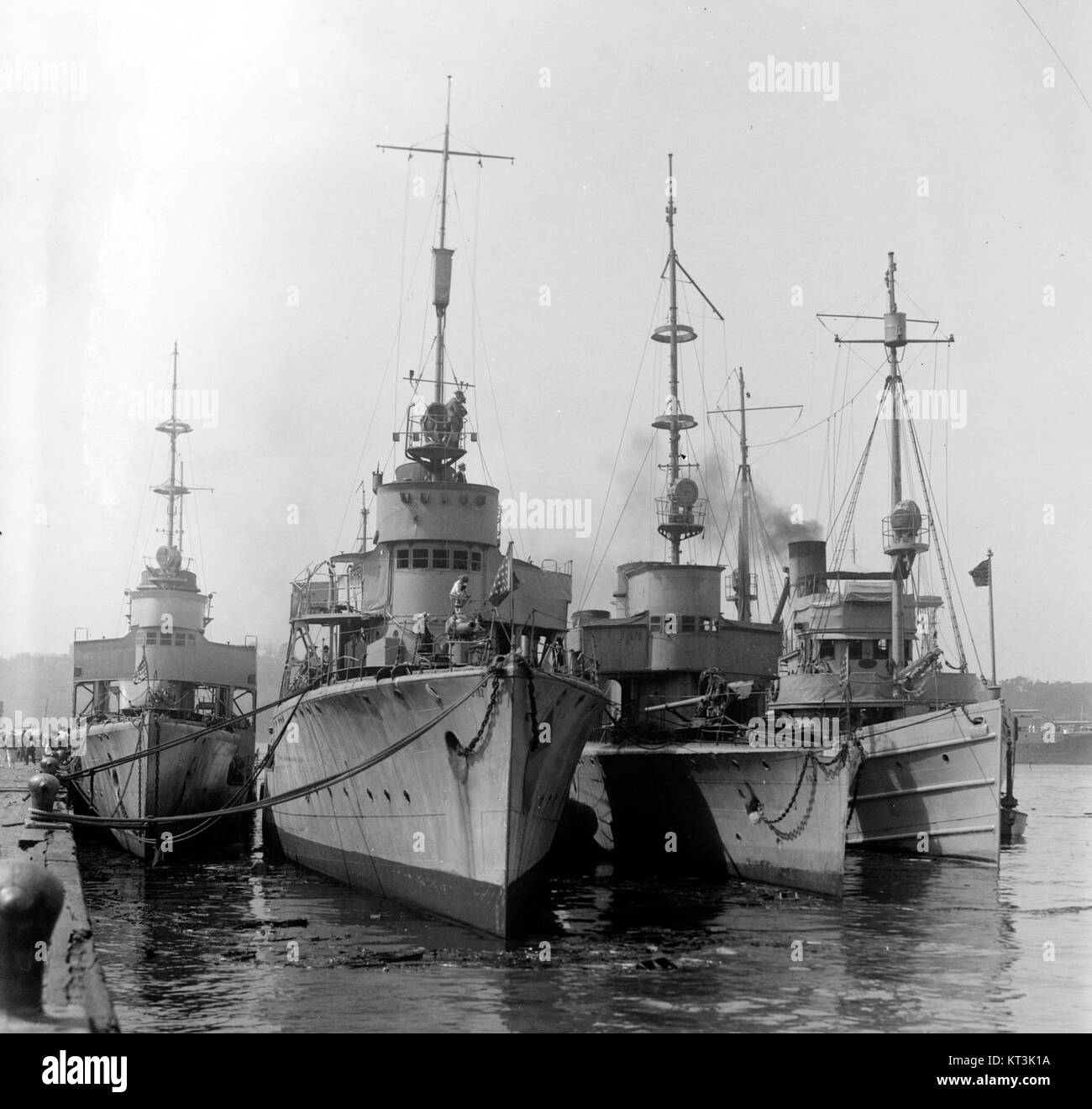 German torpedo boats, photographed during World War II, are depicted in ...