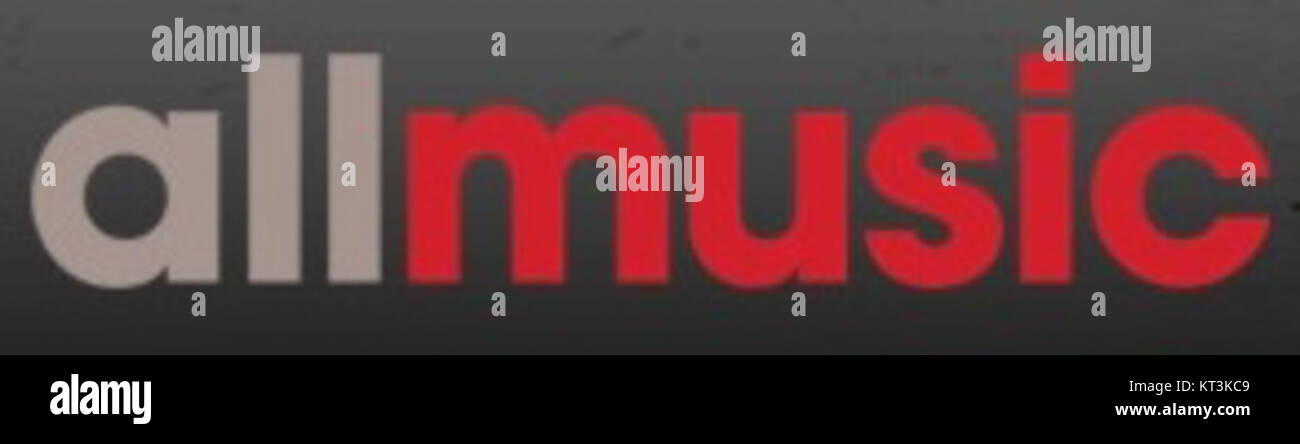 The Allmusic logo from 2012 represents the popular online music ...