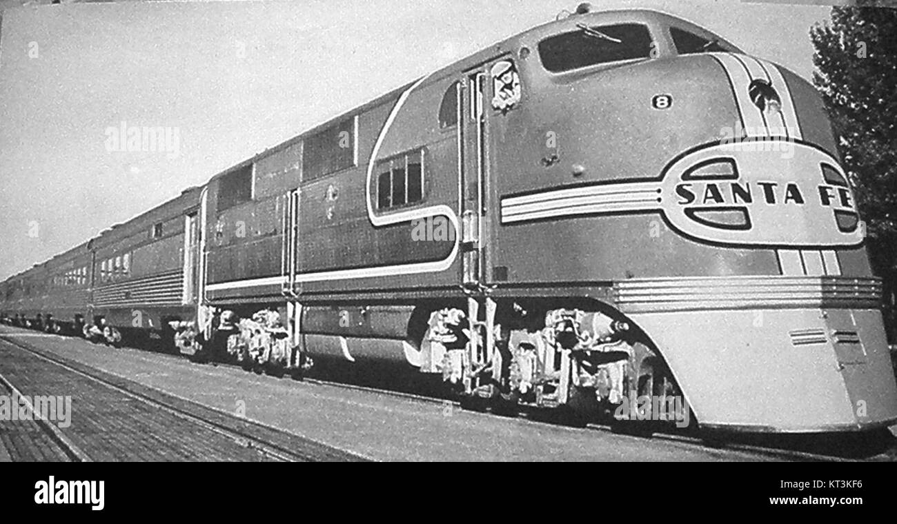 Santa fe train hi-res stock photography and images - Alamy