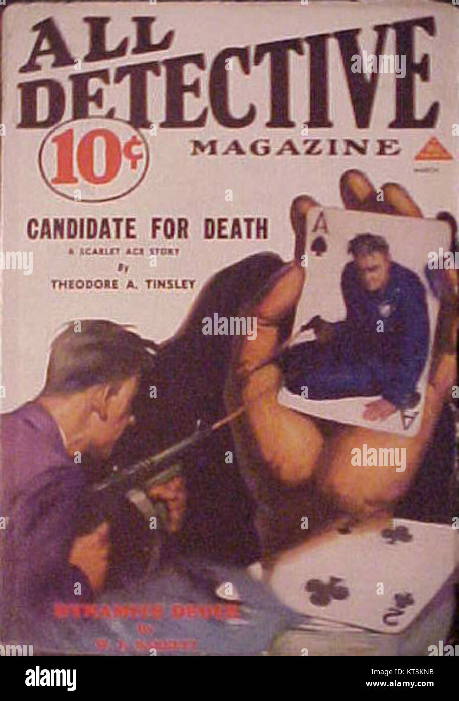 All Detective from 1933 is a vintage crime magazine that showcased ...