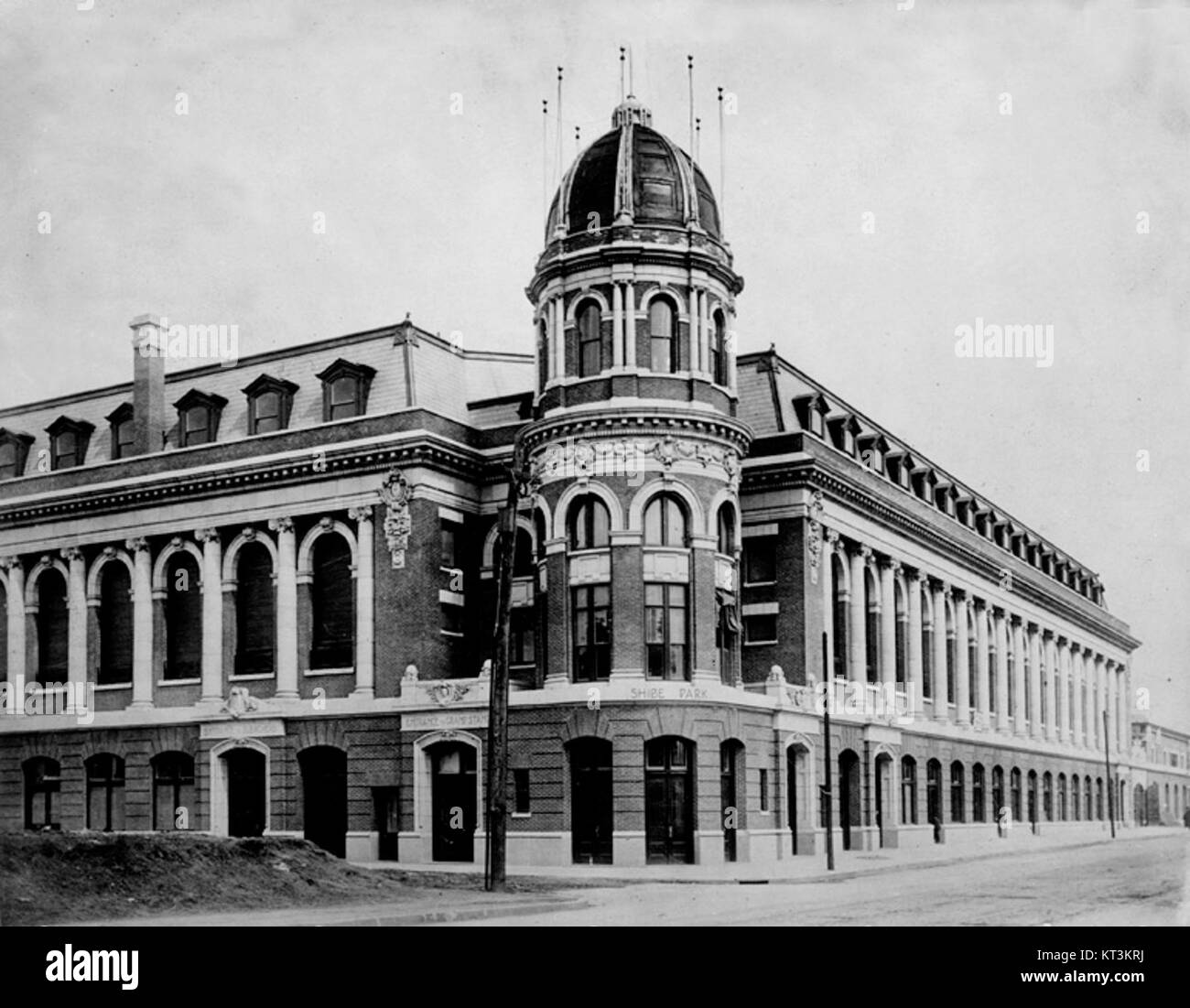 The Grand Stand Entrance of Shibe Park, home of the Philadelphia ...