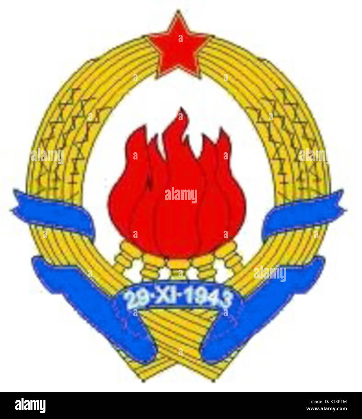 Grb FNRJ refers to the coat of arms of the Federal People's Republic of ...