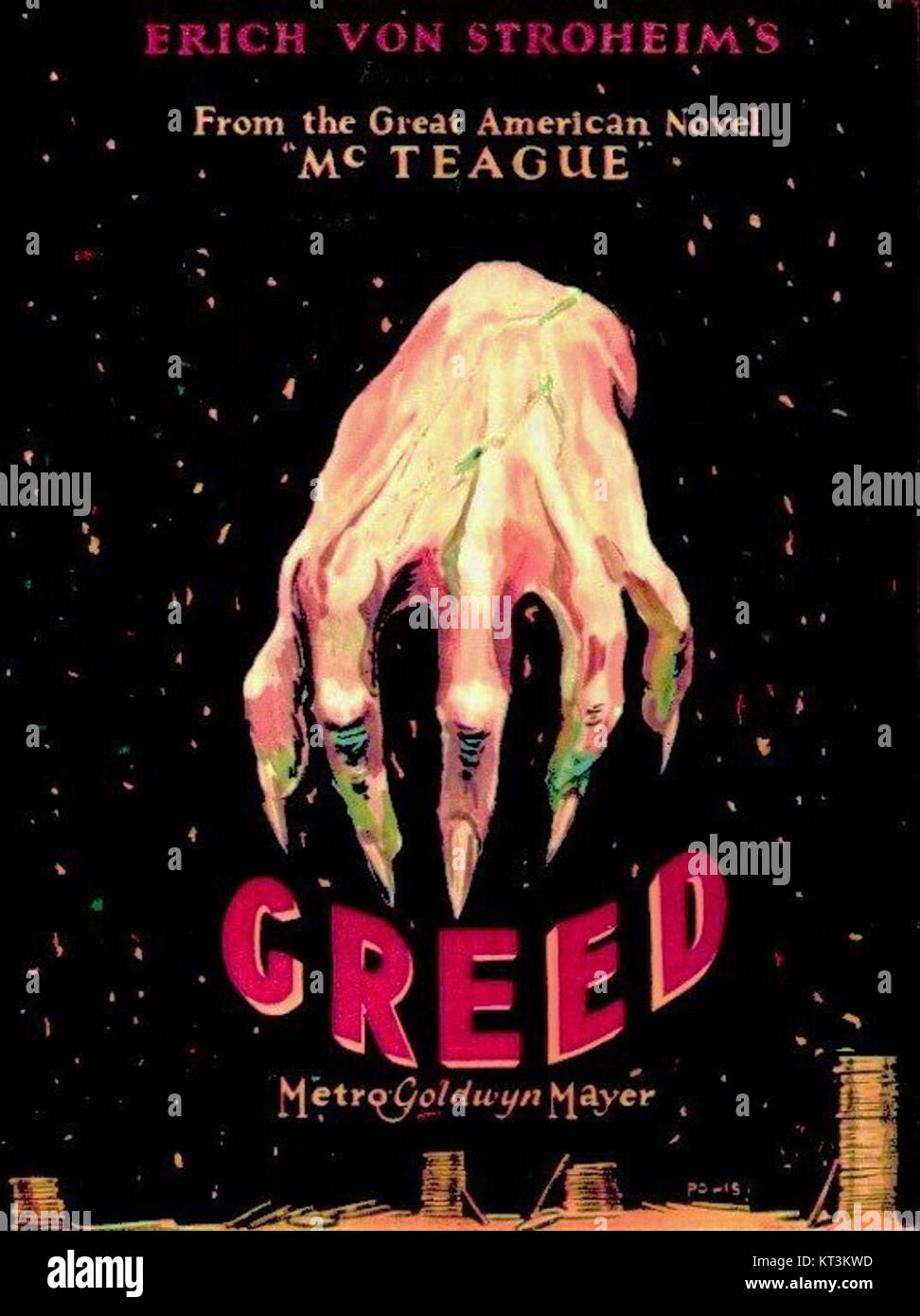 Greed (1924) is a silent film directed by Erich von Stroheim. Based on ...