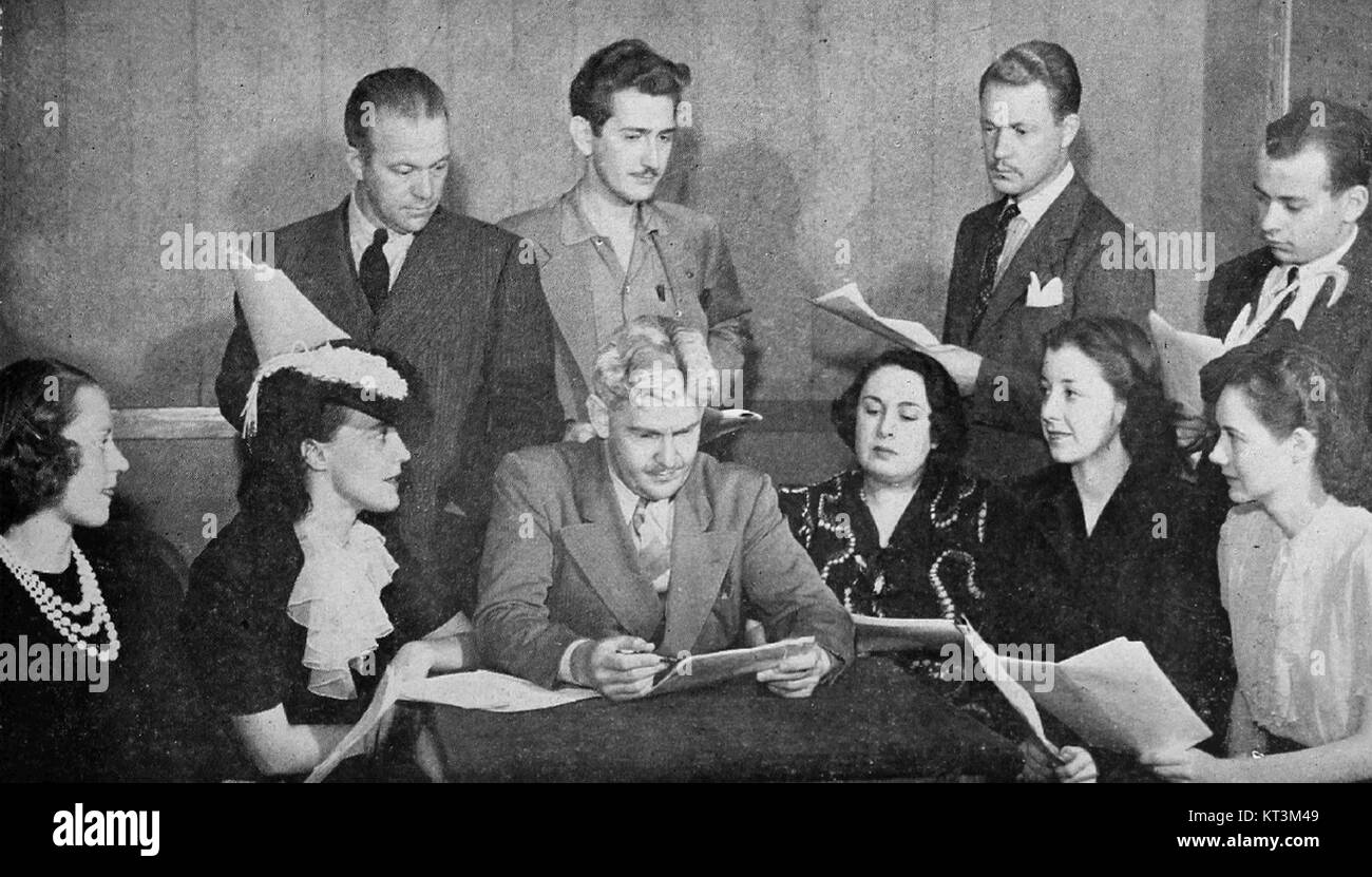Guiding Light cast December 1940 Stock Photo - Alamy