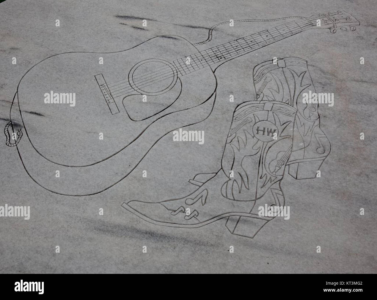 Hank Williams, the influential American singer-songwriter, is buried in ...