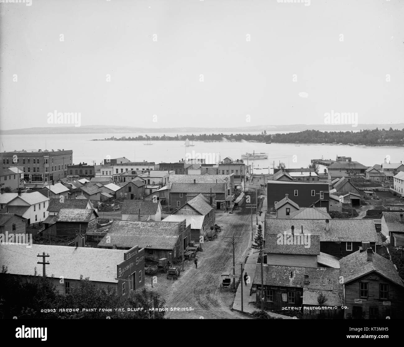 Historical, small town, usa Black and White Stock Photos & Images - Alamy