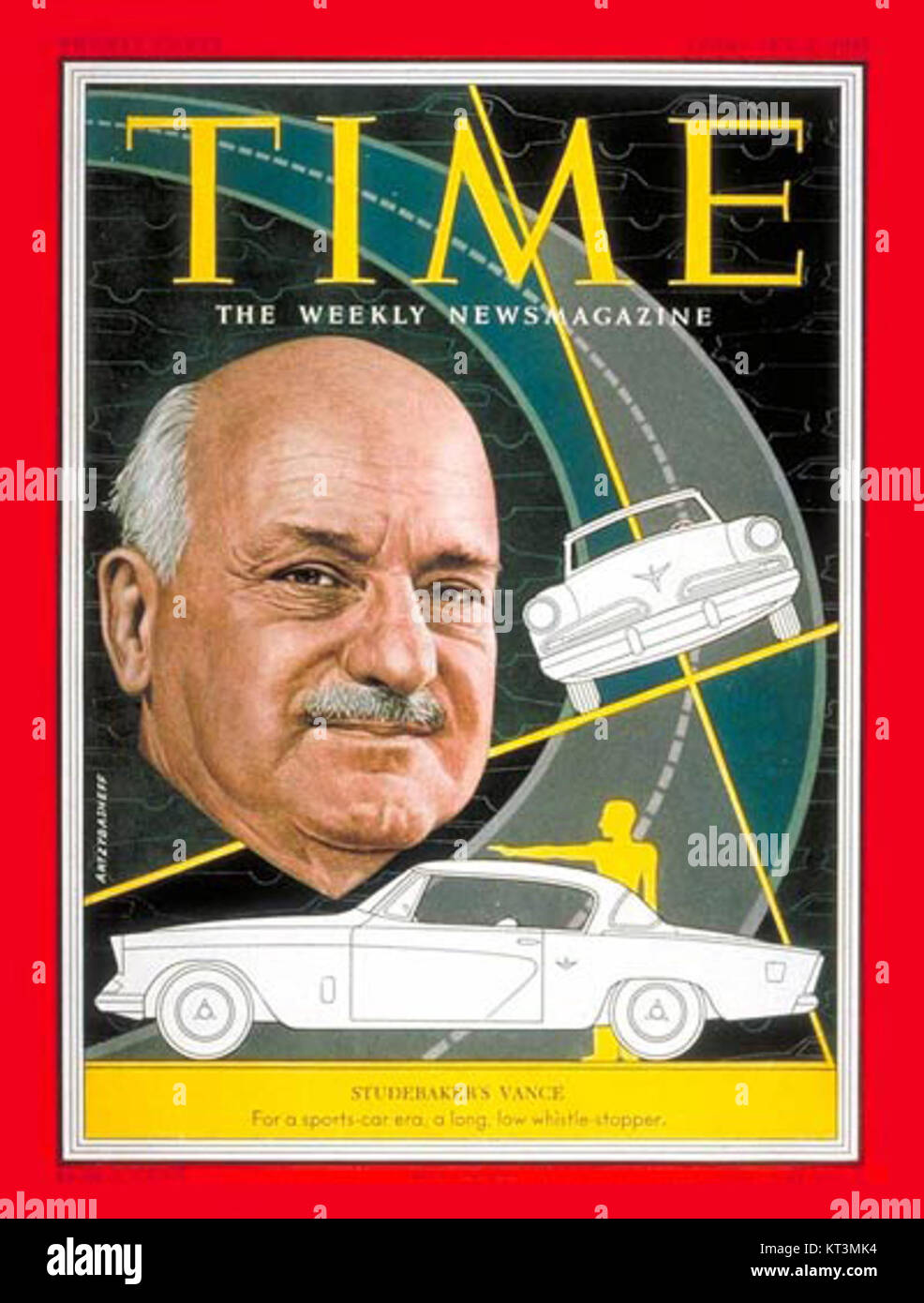 Harold Vance, featured in a 1953 issue of TIME magazine, represents the ...