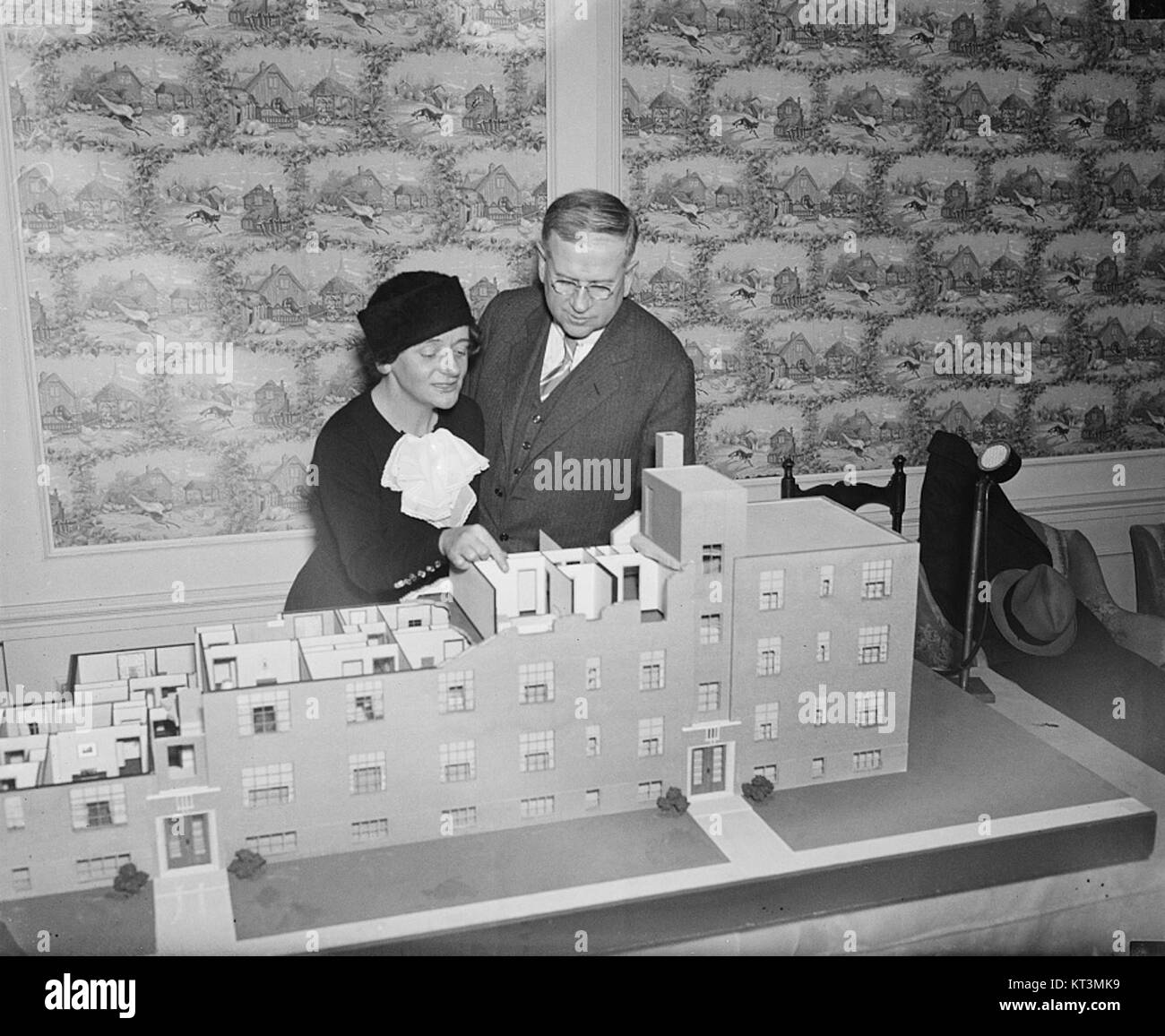 Harold Ickes, a prominent American political figure, is pictured in the ...