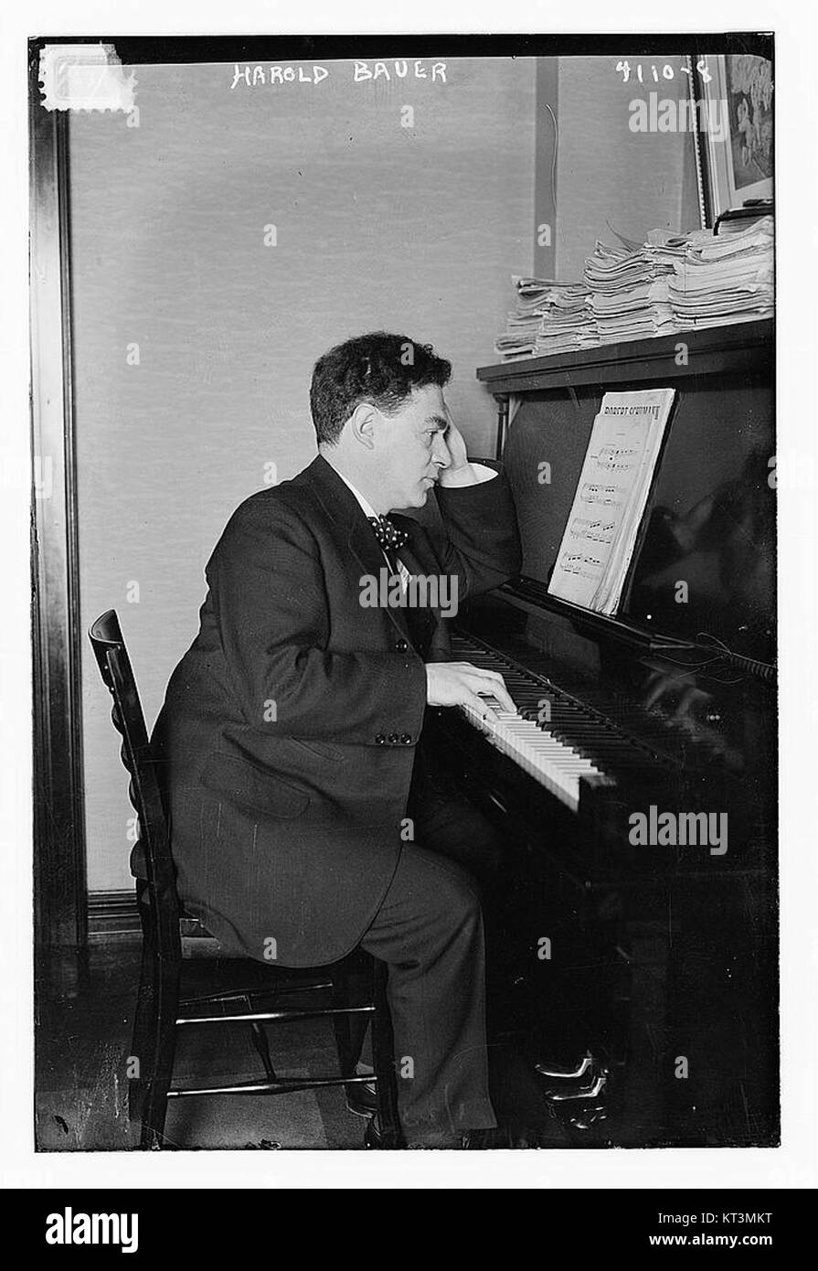 This image of Harold Bauer, an influential musician, highlights his ...