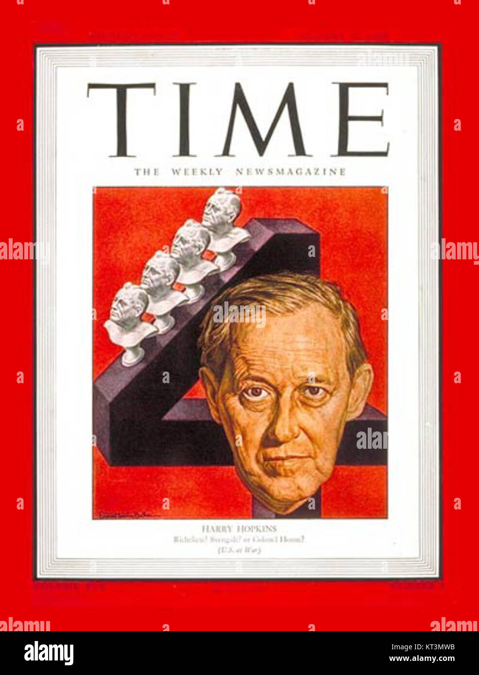 Harry Hopkins, a key advisor to President Franklin D. Roosevelt ...
