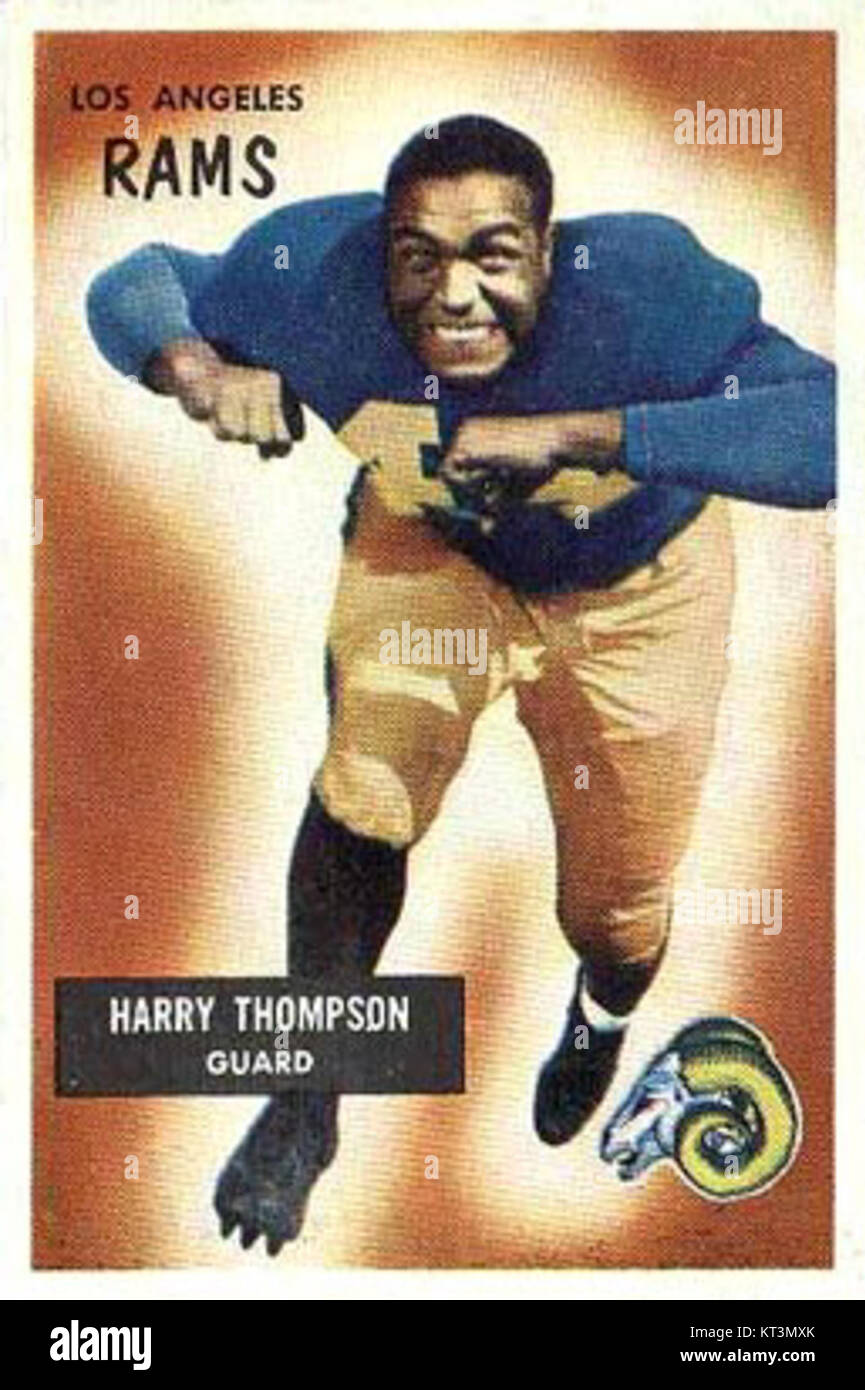 Harry Thompson - 1955 Bowman Stock Photo - Alamy