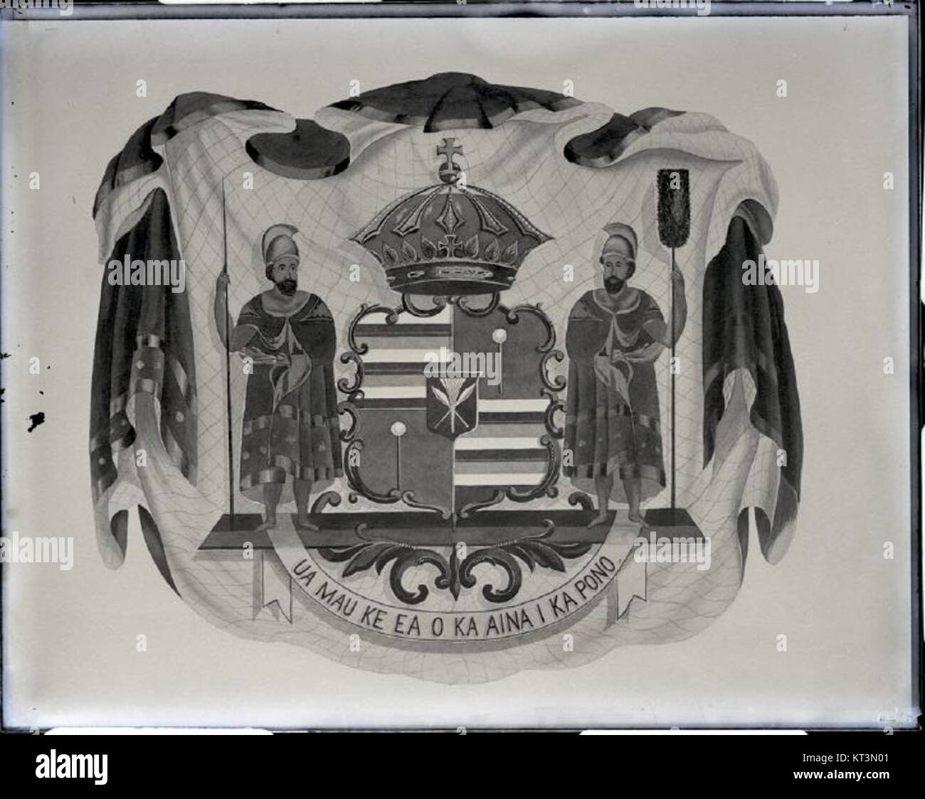 The Hawaiian Royal Crest, part of the Brother Bertram Photograph ...