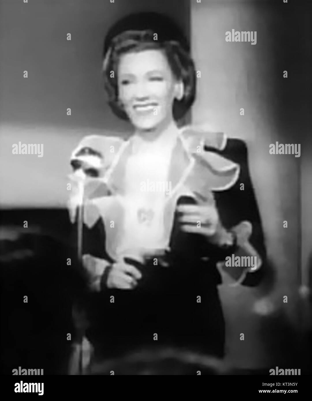 Helen Menken, an American actress, is captured performing at the Stage ...