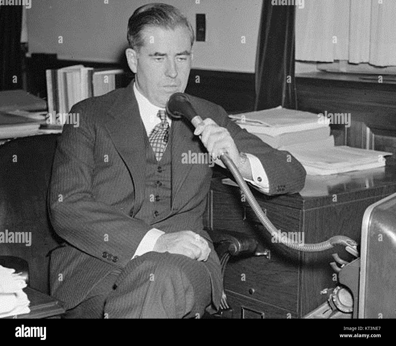 A photograph of Henry A. Wallace, taken in 1937. Wallace was an ...