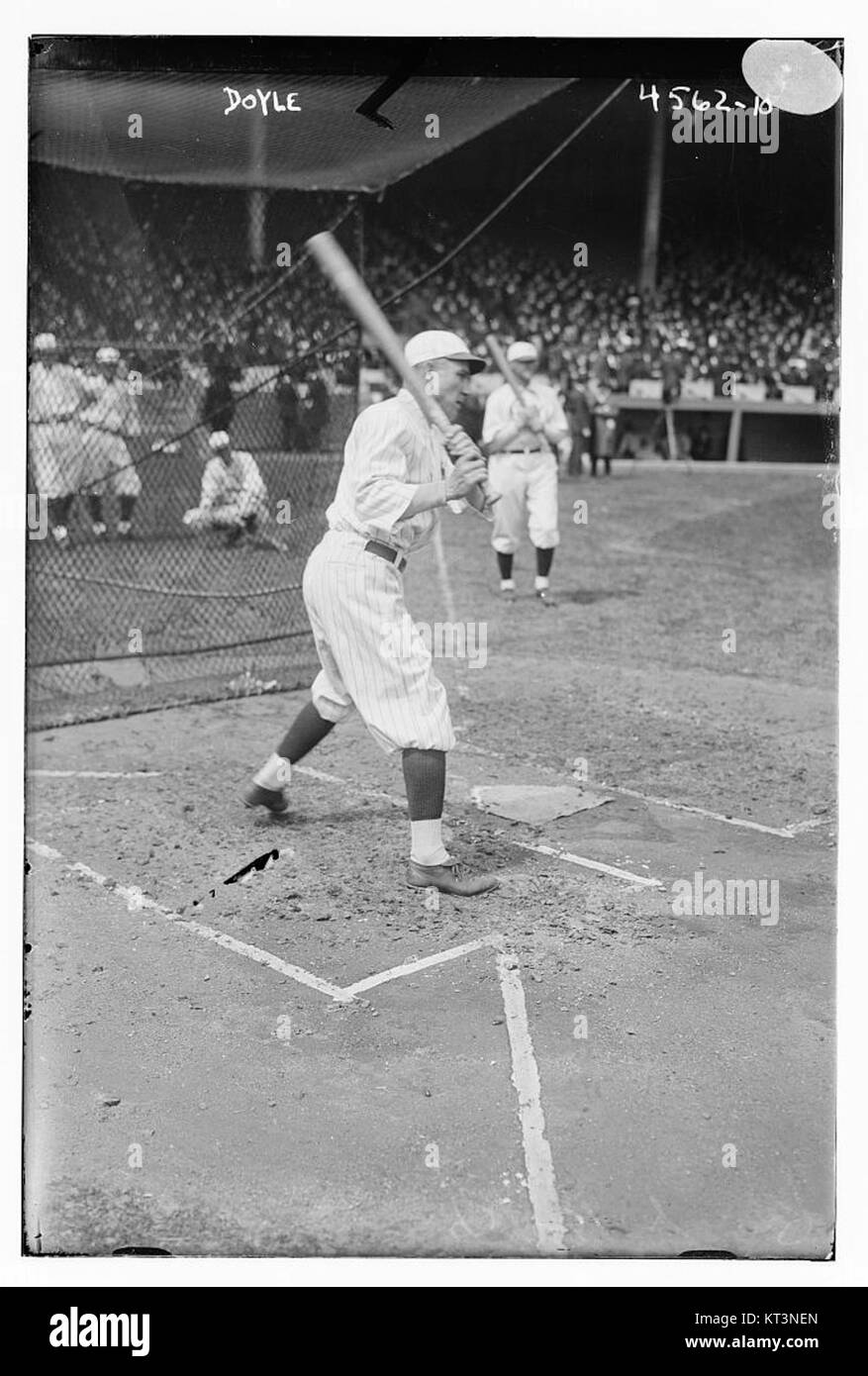 Larry Doyle, a notable player in the New York National League baseball ...