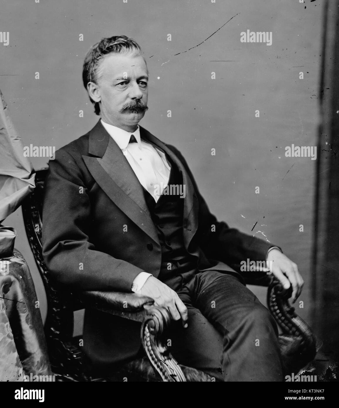 A portrait of Henry Warner Slocum, an American general and politician ...