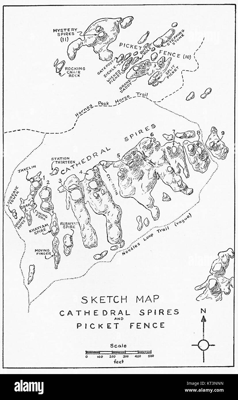 The Needles Map High Resolution Stock Photography and Images - Alamy
