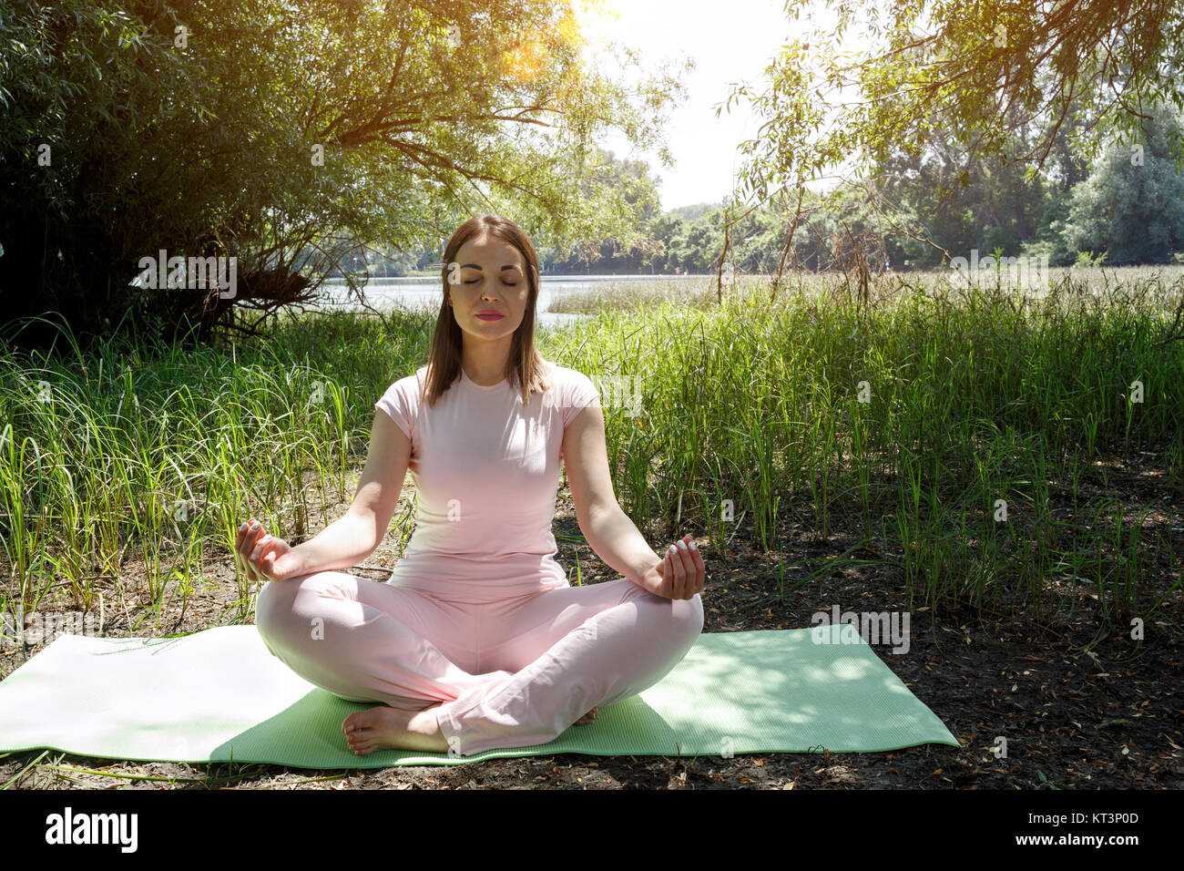 Yoga - healthy lifestyle and relaxation Stock Photo - Alamy