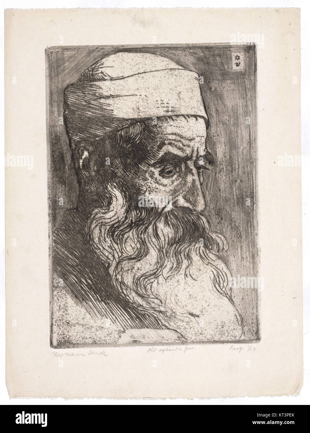 This is a print by Hermann Struck, an influential German-Jewish artist ...