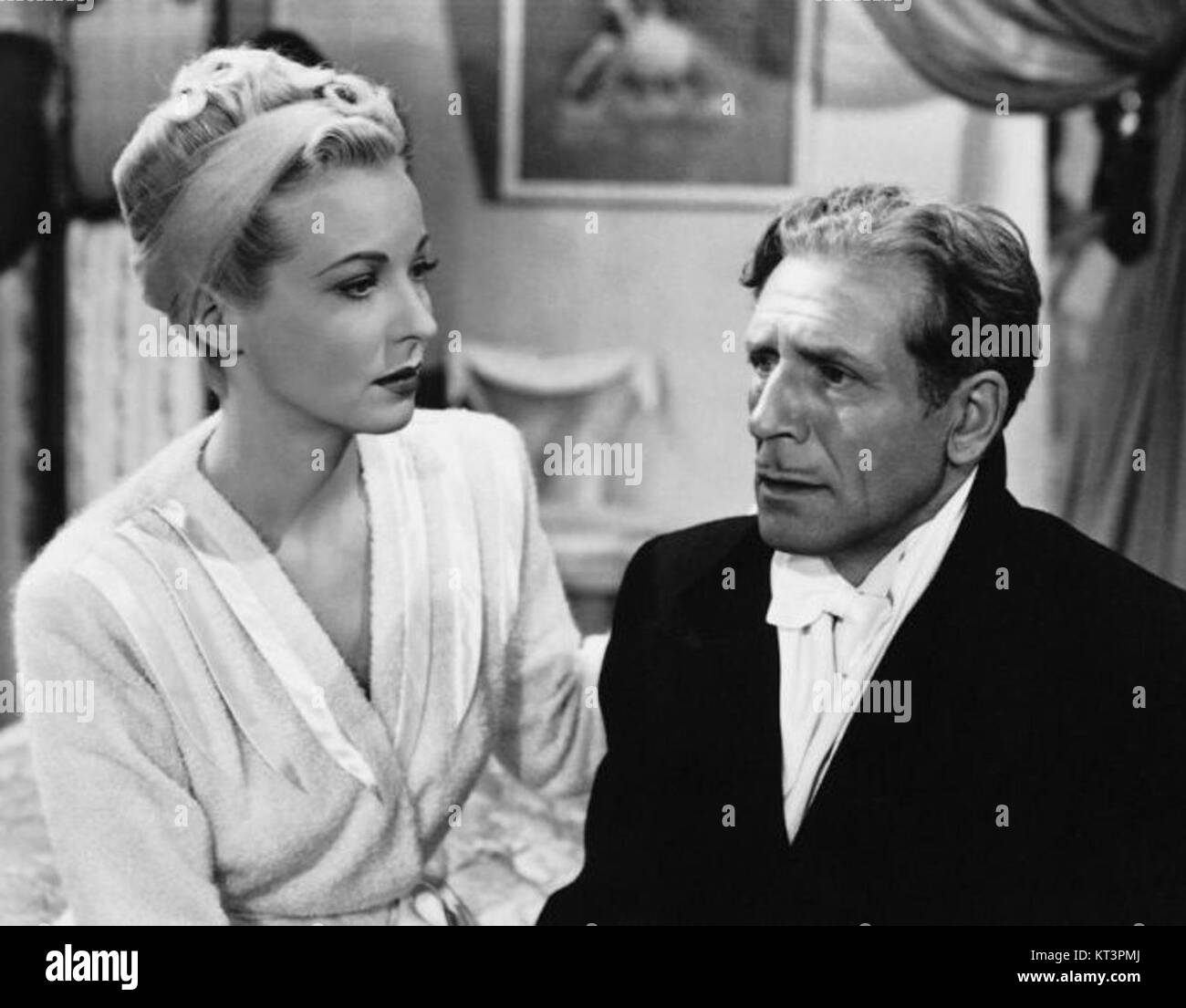 This image from the film *The Woman in Green* features Hillary Brooke ...