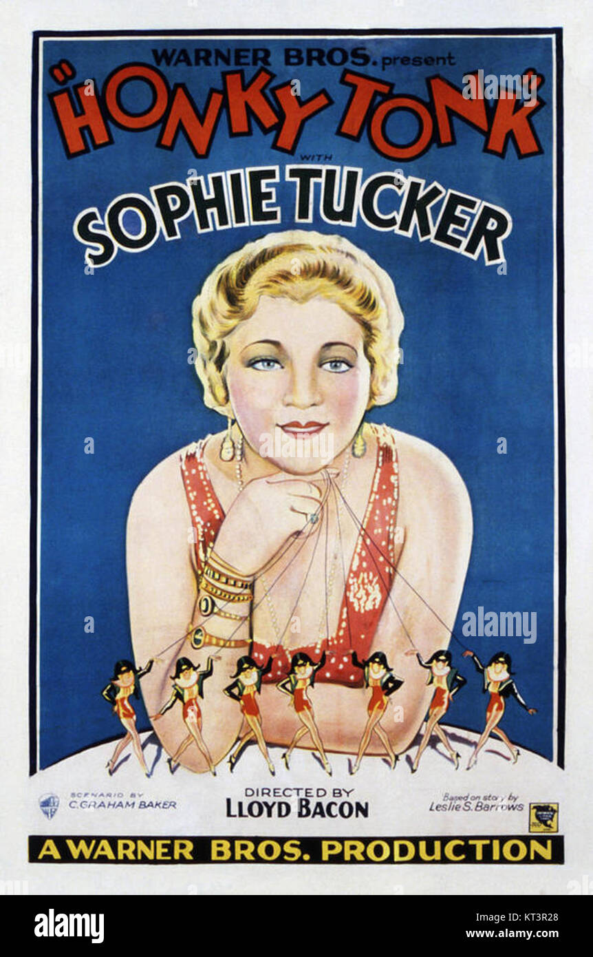 A vintage Honky Tonk poster advertises a country music venue or event ...