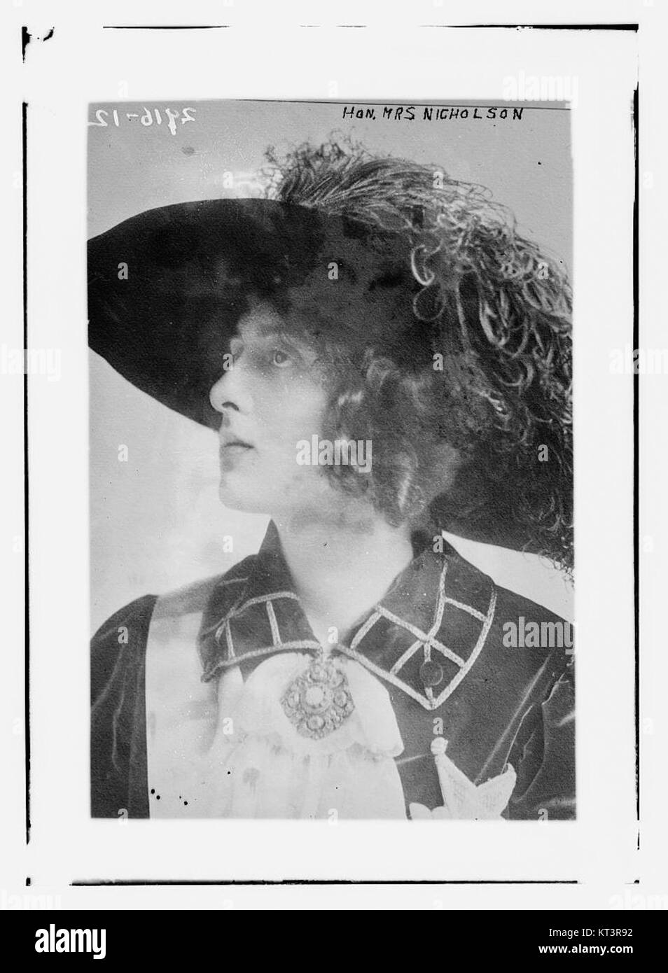 Hon Mrs Nicholson is a notable historical figure whose life and ...