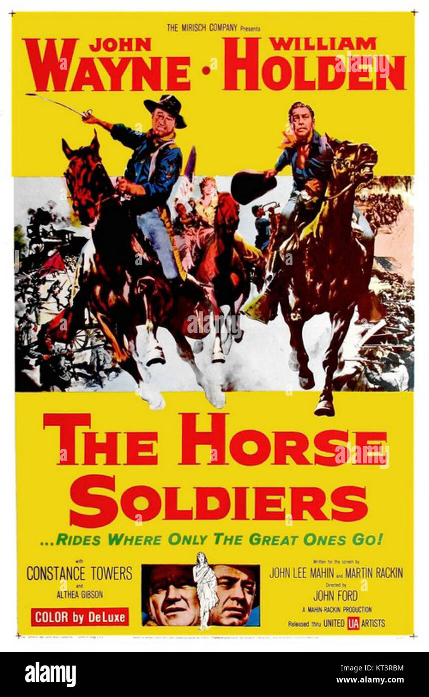 John wayne horse soldiers 1959 hi-res stock photography and images - Alamy