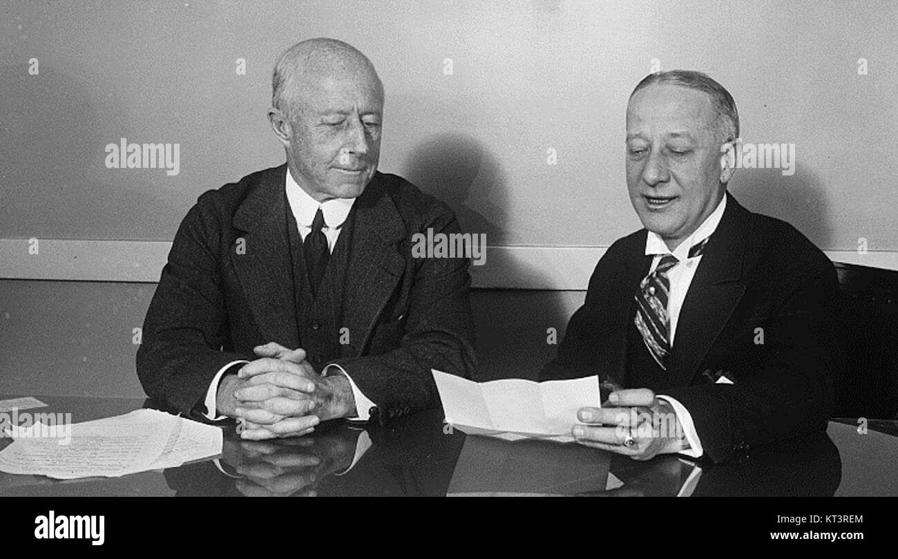 Al Smith and Charles Francis Adams III Stock Photo - Alamy