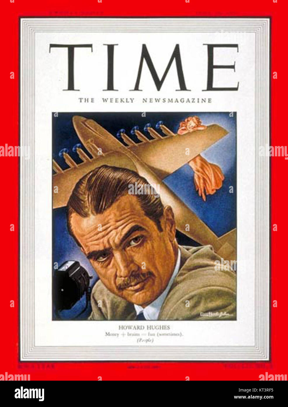 Howard Hughes, the famous American businessman, aviator, and film ...
