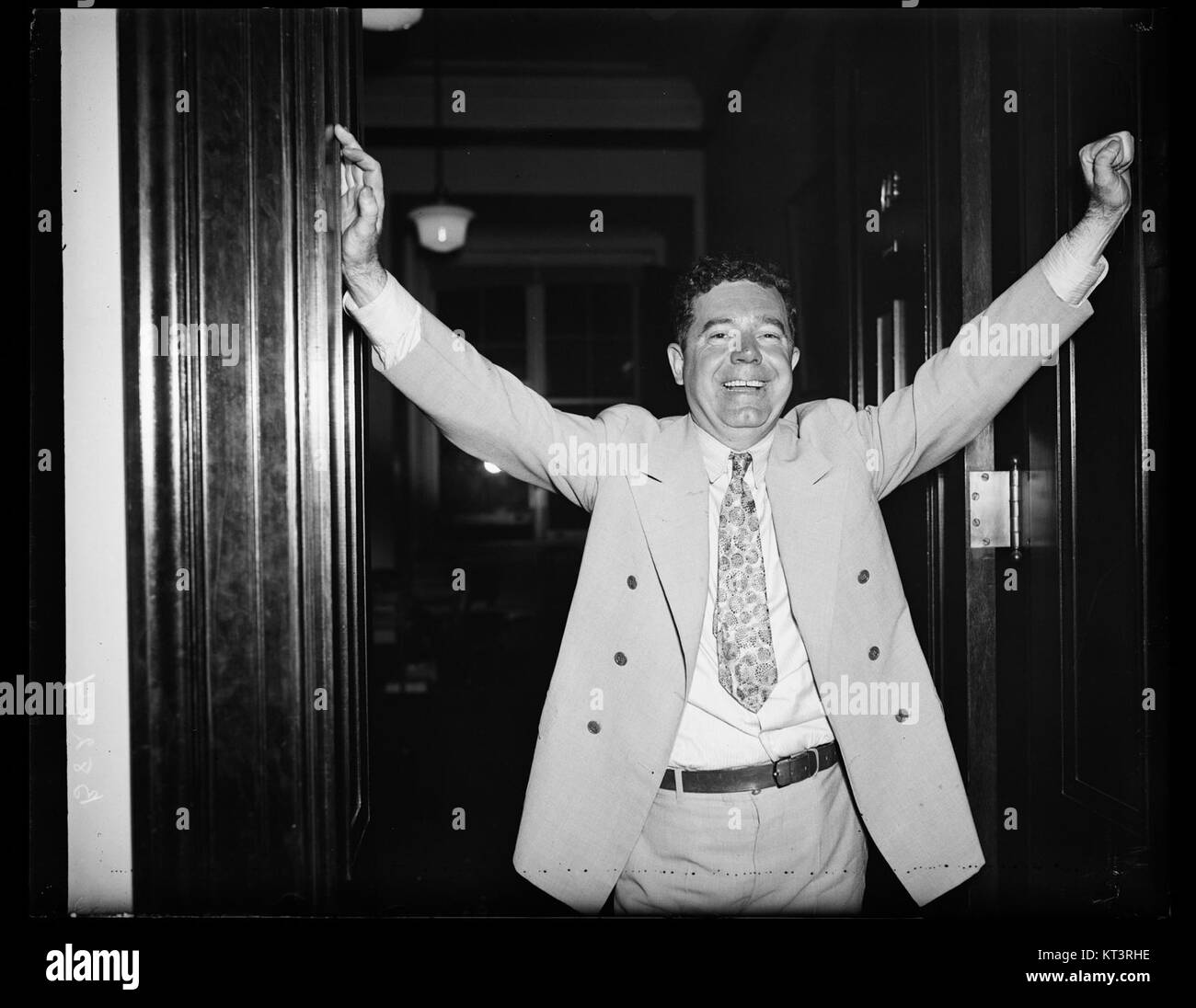 Huey Long 1935 LOC hec 39385 Stock Photo - Alamy