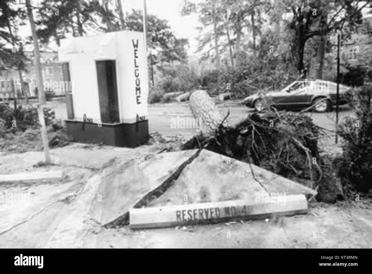 The aftermath of Hurricane Kate saw significant damage to coastal areas ...