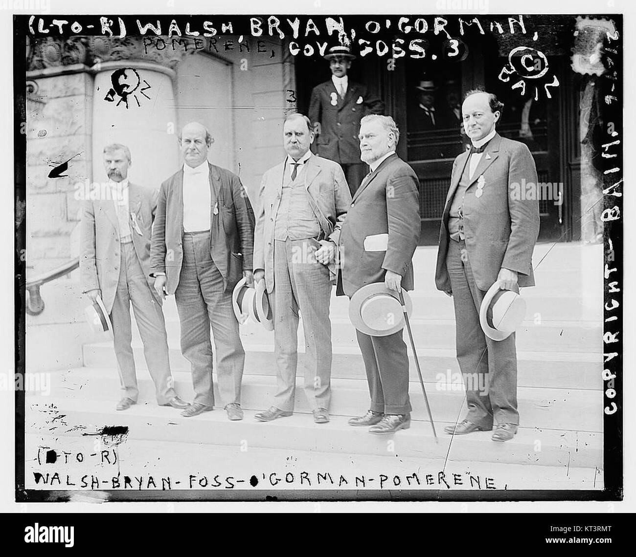 (L to R) Walsh, Bryan, Foss, O'Gorman, Pomerene (3512942614 Stock Photo ...