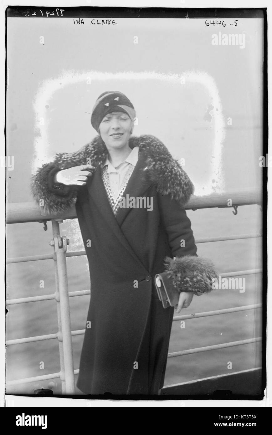 Ina Claire (1875) was a renowned American actress, known for her ...