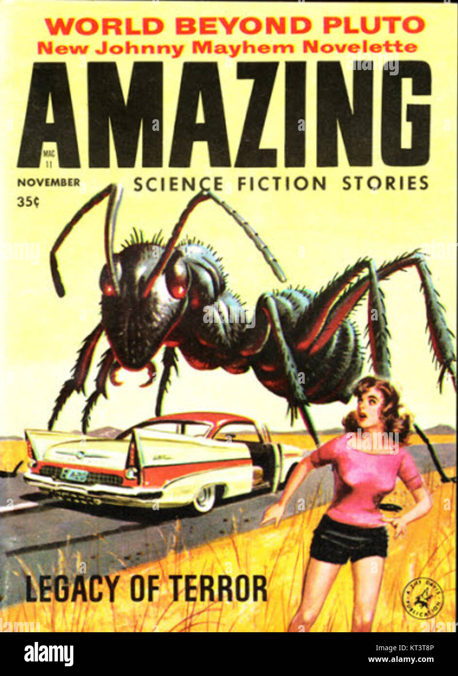 Amazing Science Fiction Stories, a popular magazine in 1958, featured ...