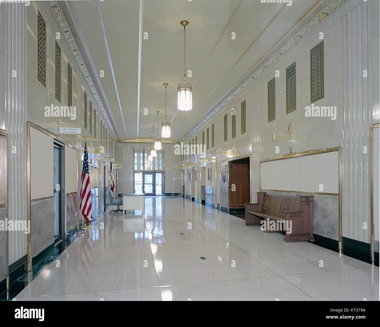 Interior Lobby United States Courthouse Sioux City Iowa Stock Photo - Alamy