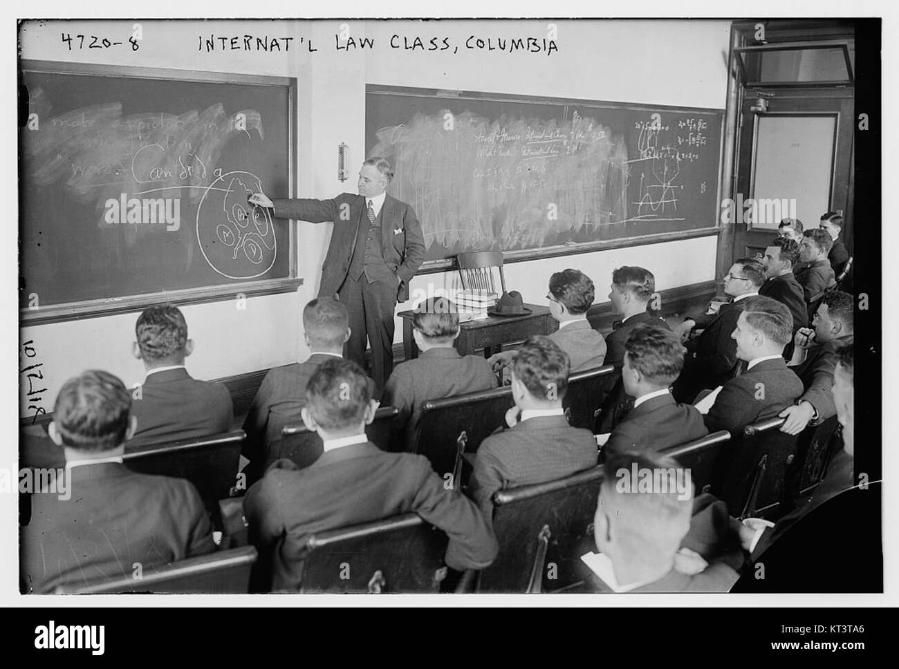 This image shows a class session at Columbia University, focusing on ...