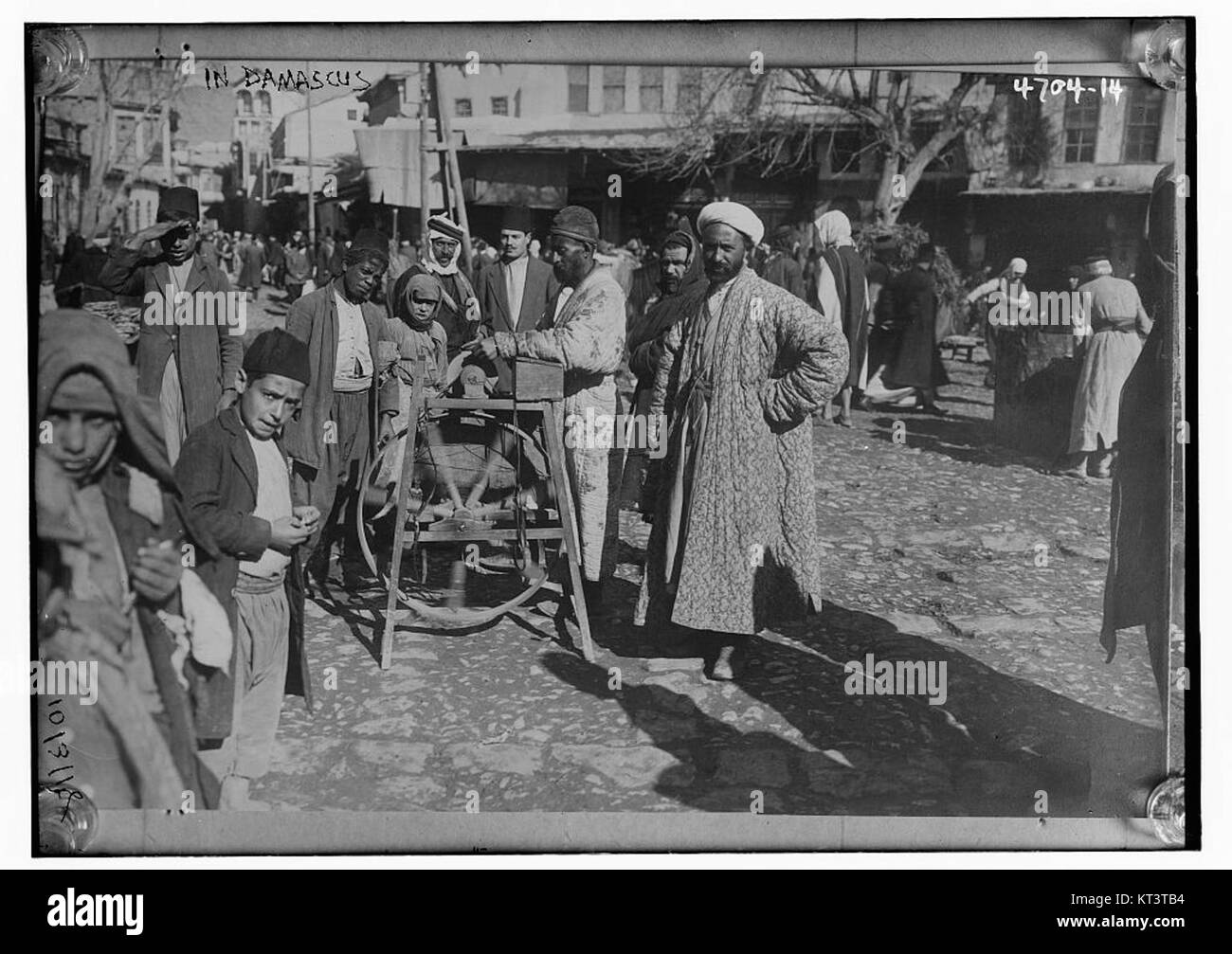 This image, taken in Damascus, highlights the city's historical and ...