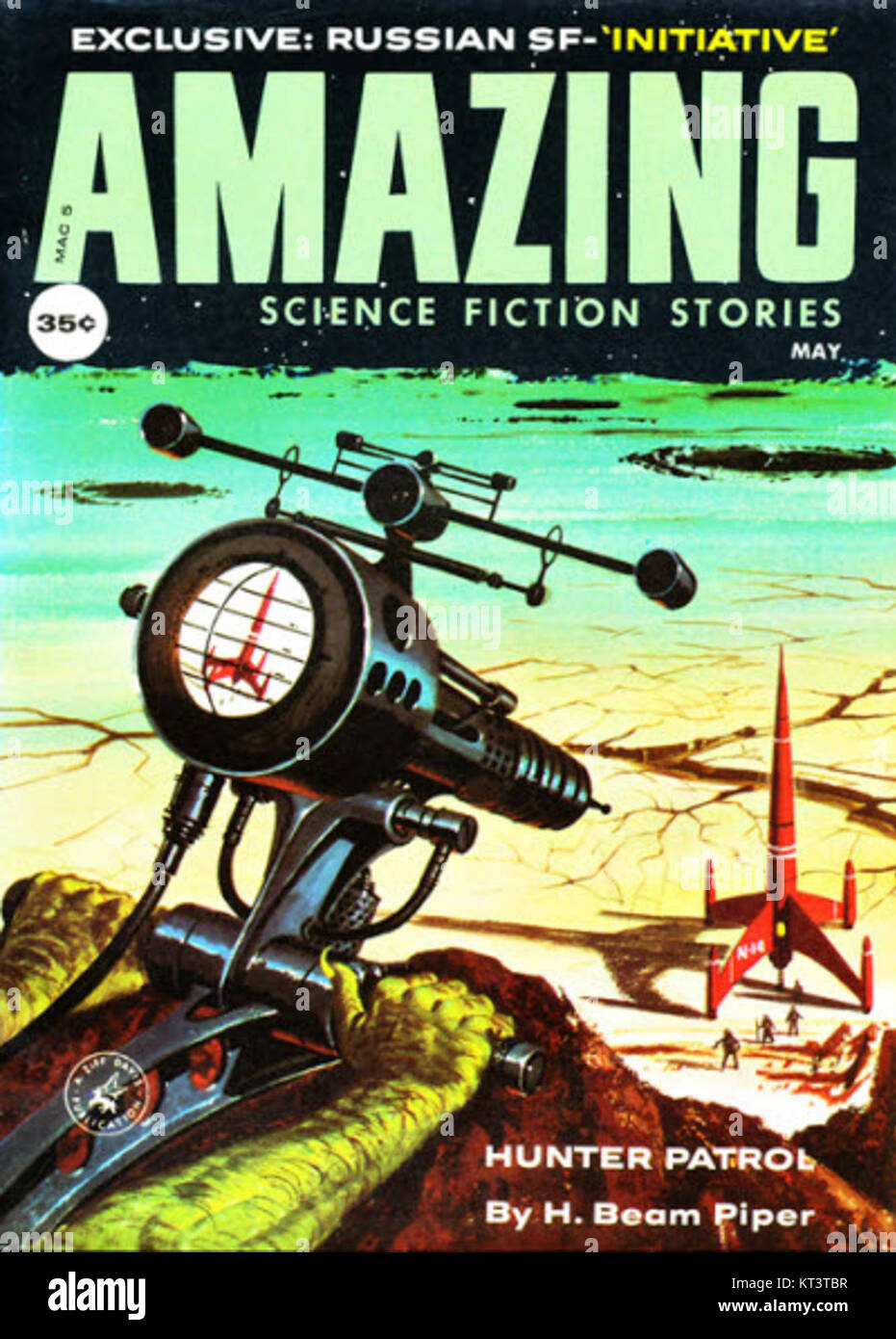 1950s science fiction book cover hi-res stock photography and images ...