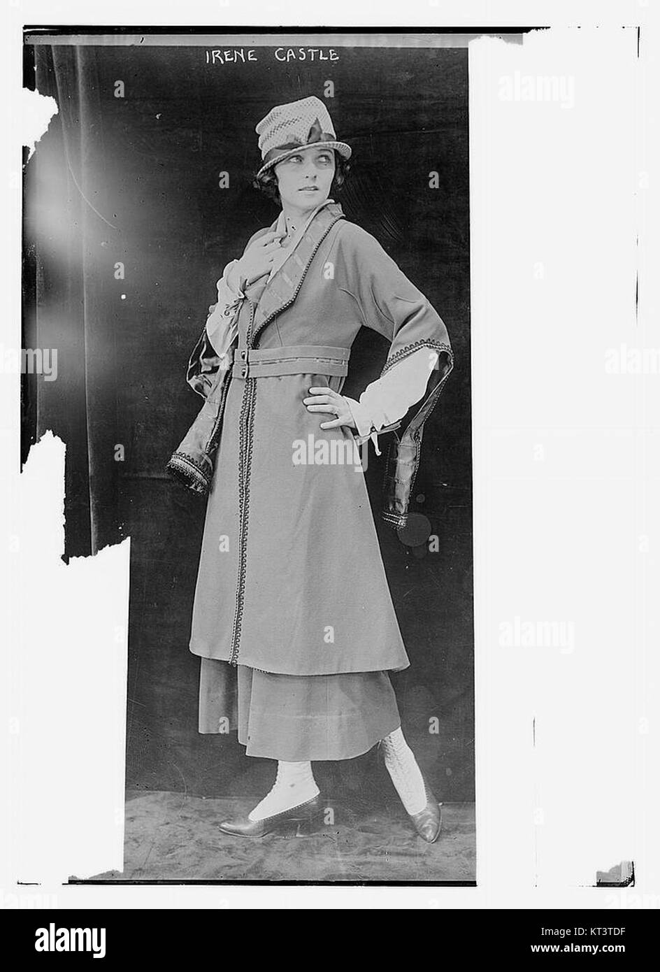 Portrait of Irene Castle, an American dancer and actress renowned for ...