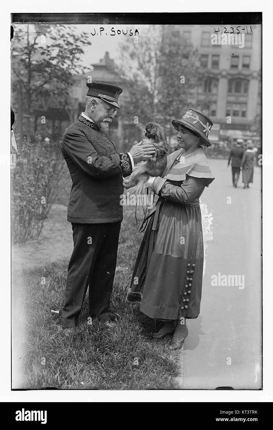 This image shows J.P. Sousa, an influential American composer and ...