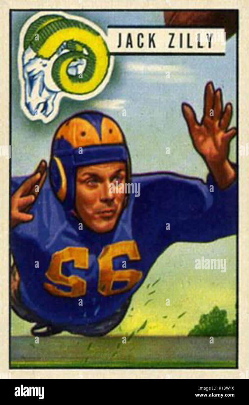 Jack Zilly was a baseball player in the early 1950s, represented in the ...