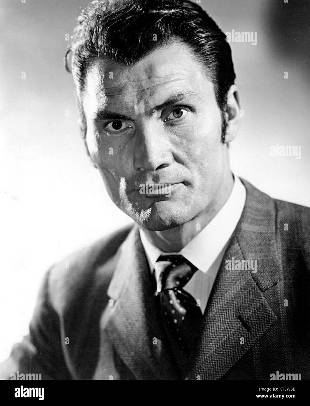 This image from 1954 features Jack Palance, a prominent American actor ...