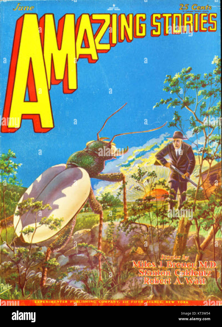 Amazing Stories, a 1929 publication, was a significant early science ...