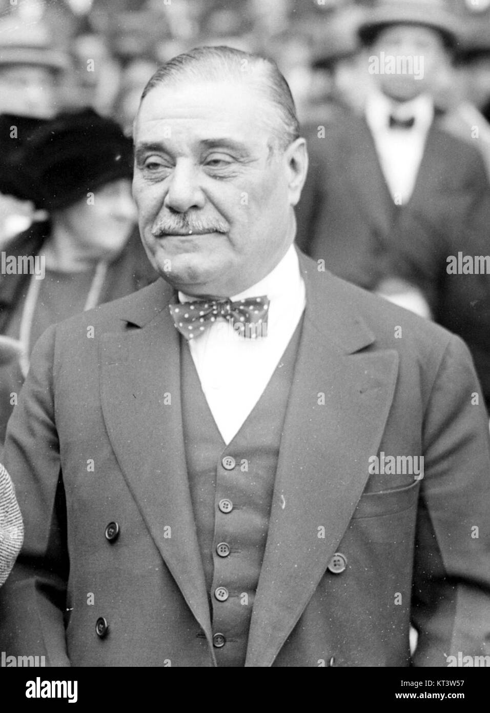 This image shows a cropped photograph of Jacob Ruppert, an influential ...