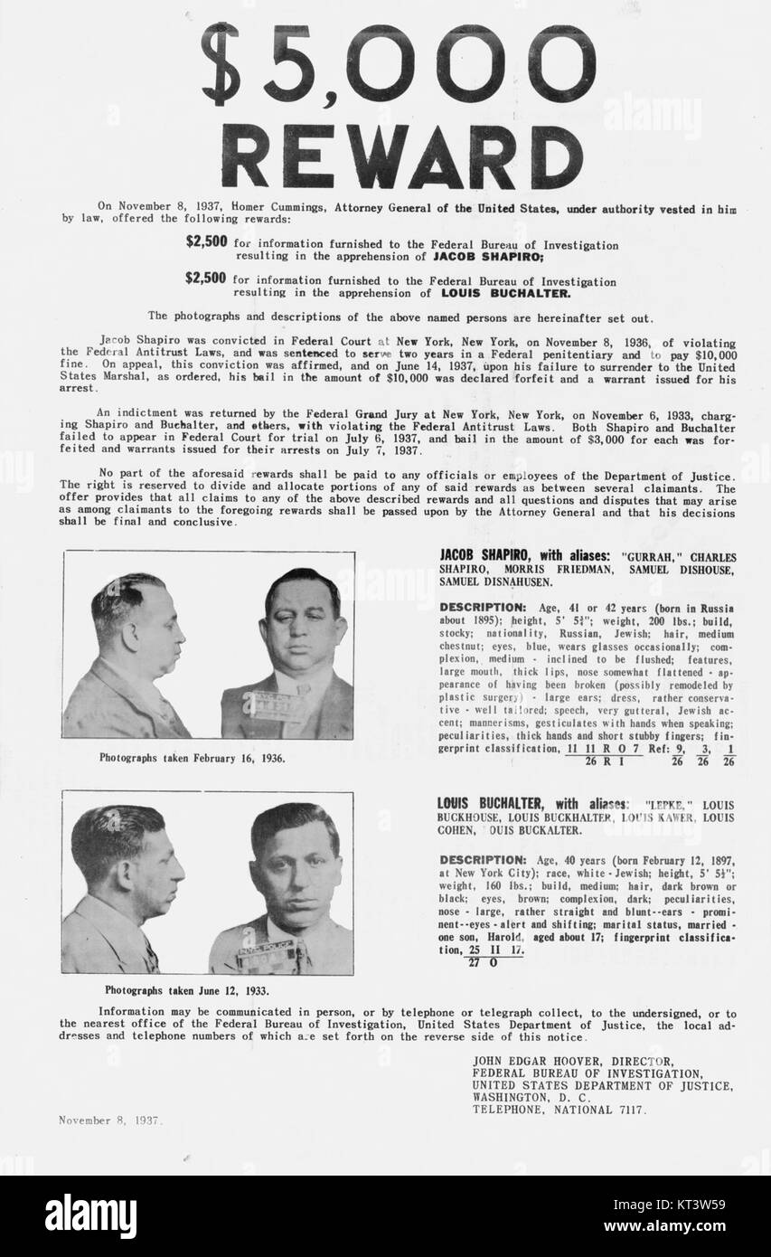 1930s wanted posters hi-res stock photography and images - Alamy