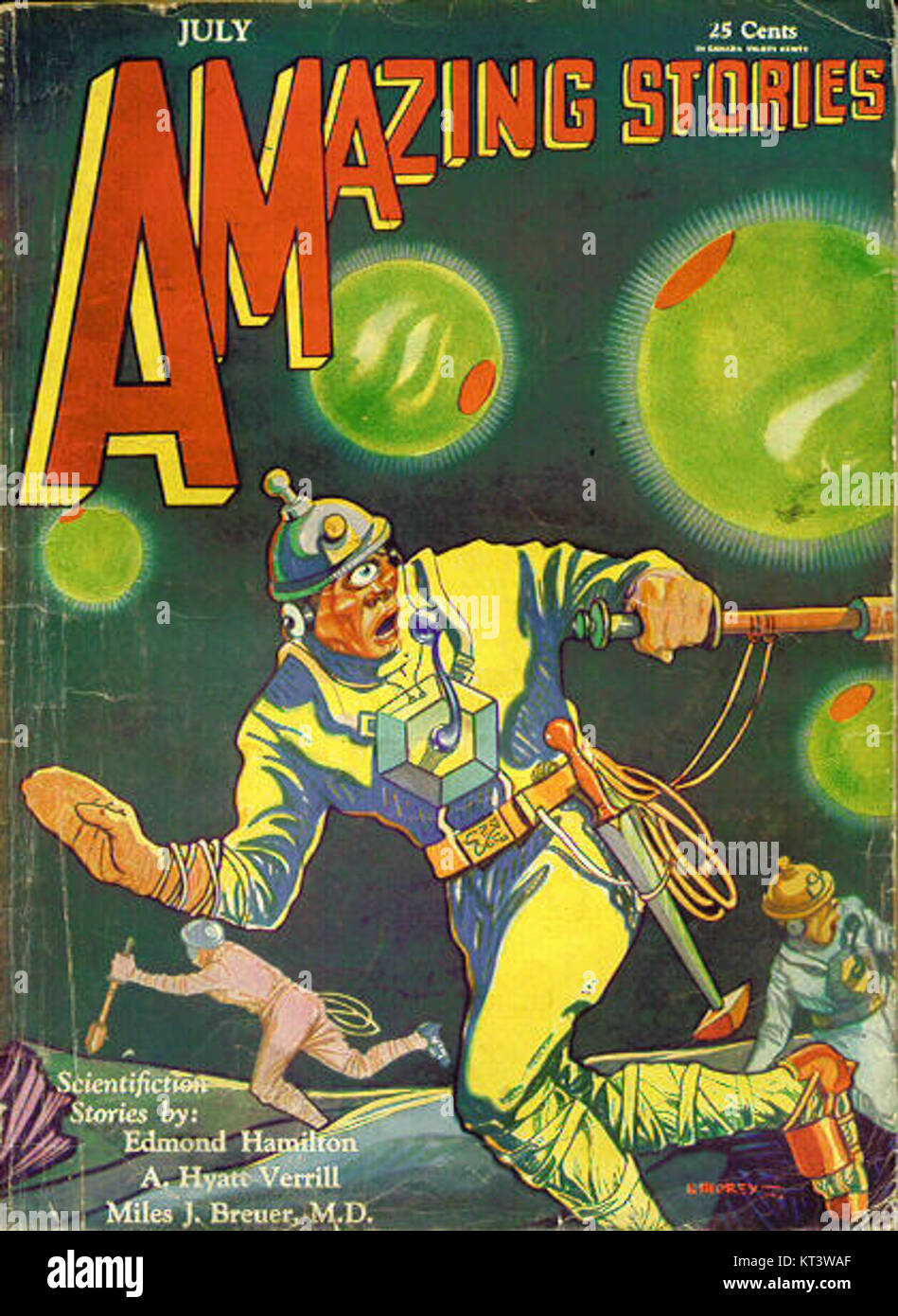 'Amazing Stories' was a science fiction magazine that featured stories ...